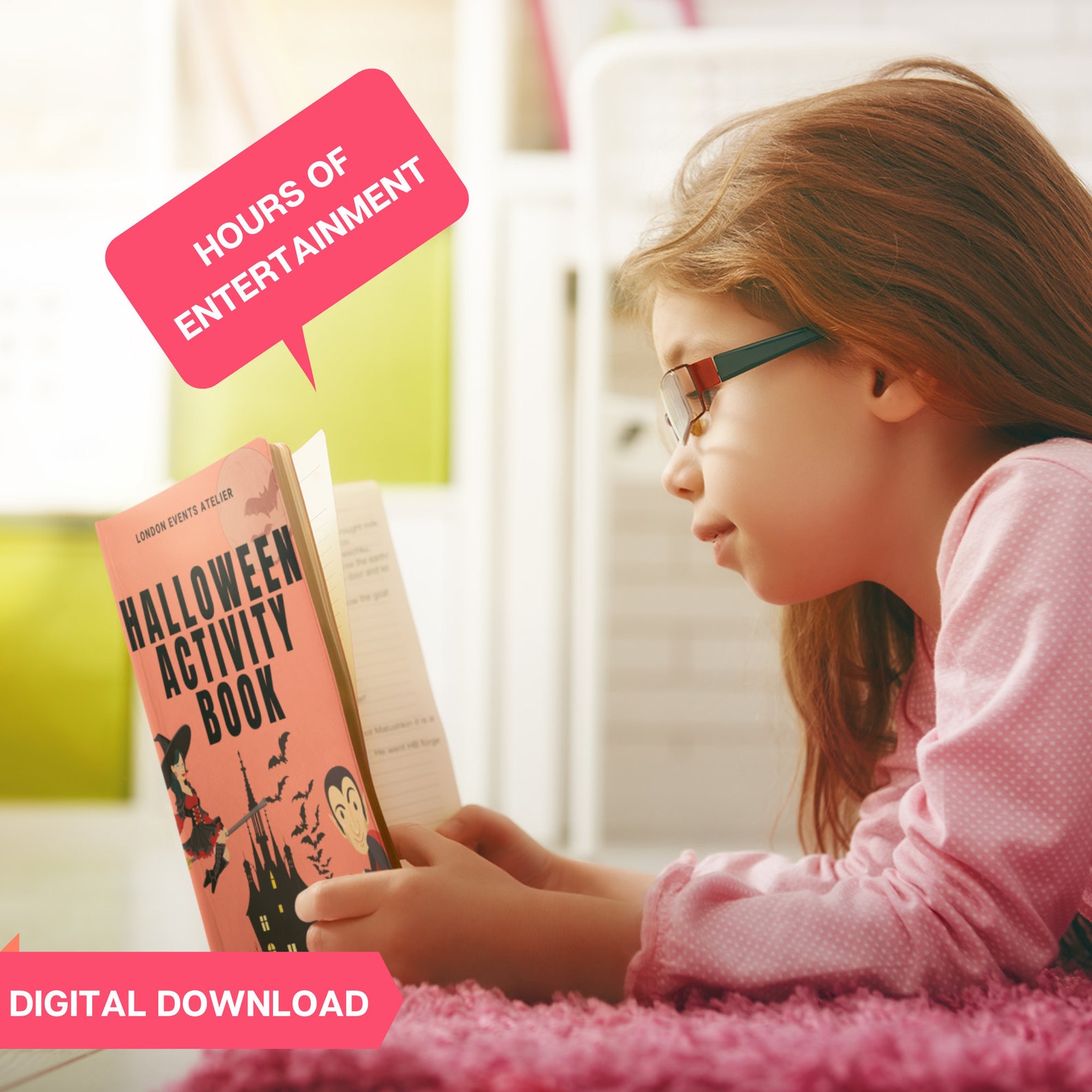 HALLOWEEN ACTIVITY BOOK Kids Busy Book Printable Kids - Etsy