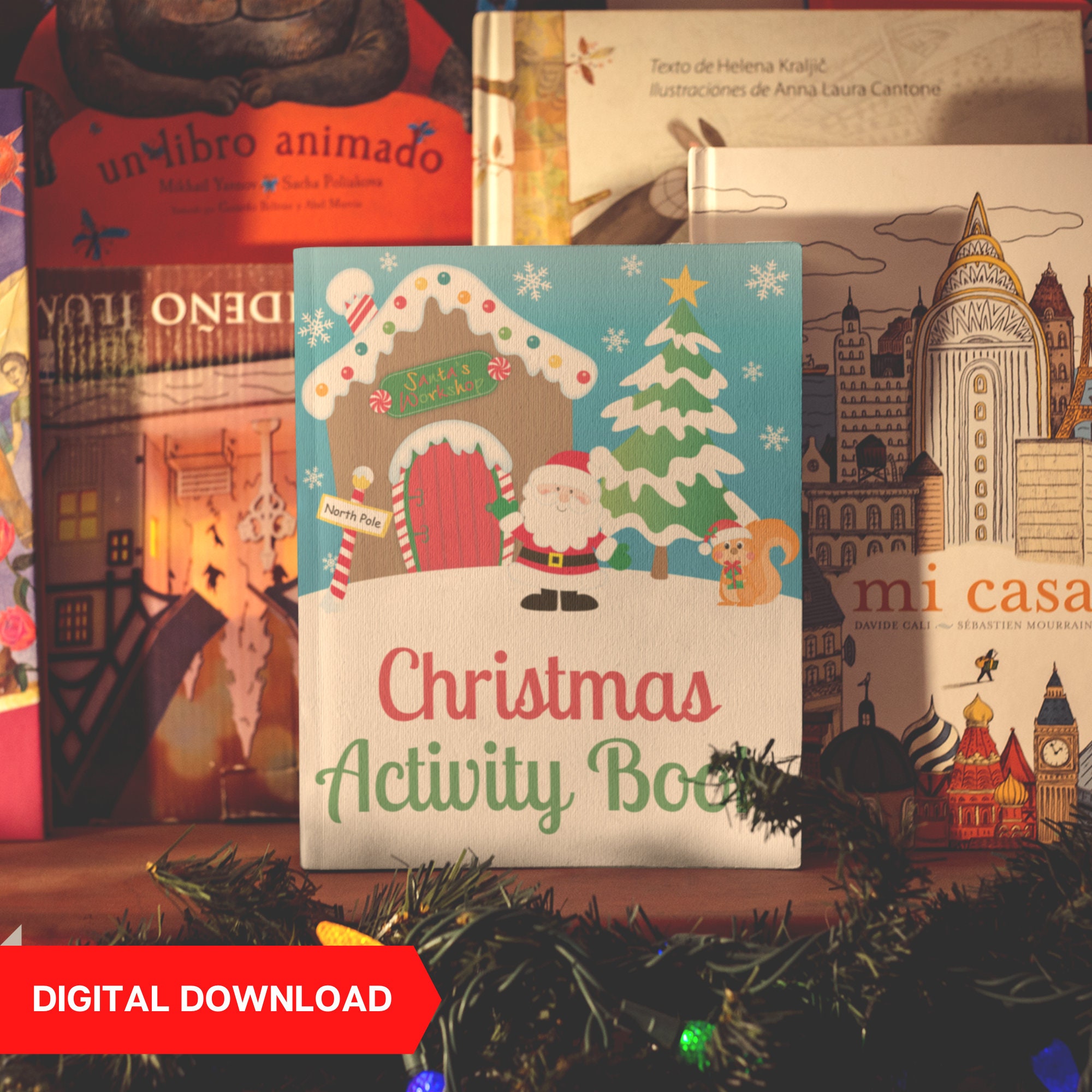 CHRISTMAS ACTIVITY BOOK | Christmas Busy Book for Kids | Christmas ...