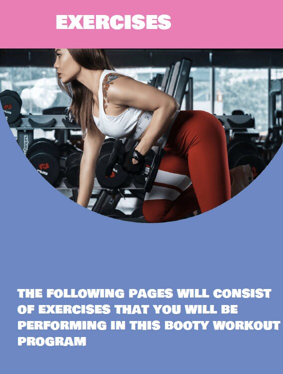 Womens 4 Week Transformation Routine - Etsy