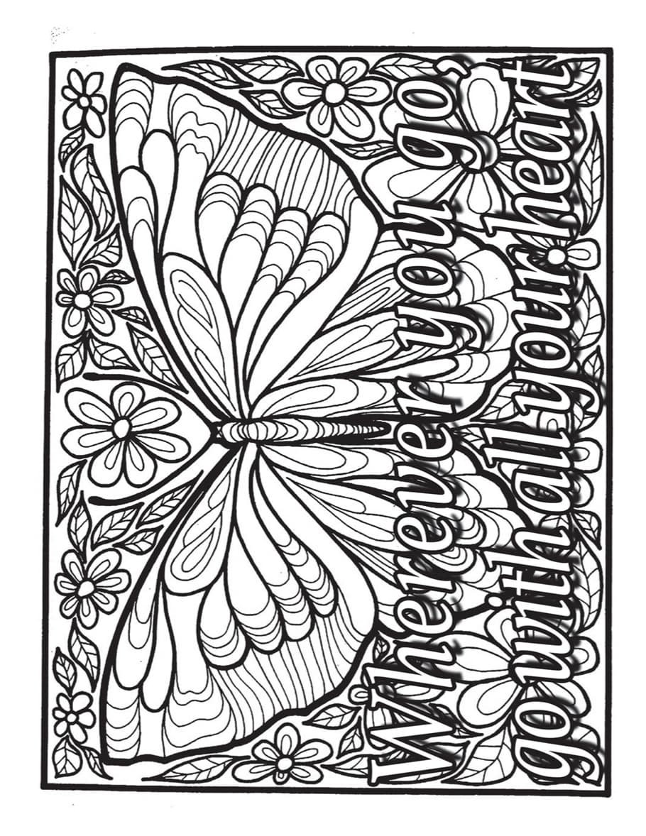 30+ Inspirational Coloring Pages - Etsy
