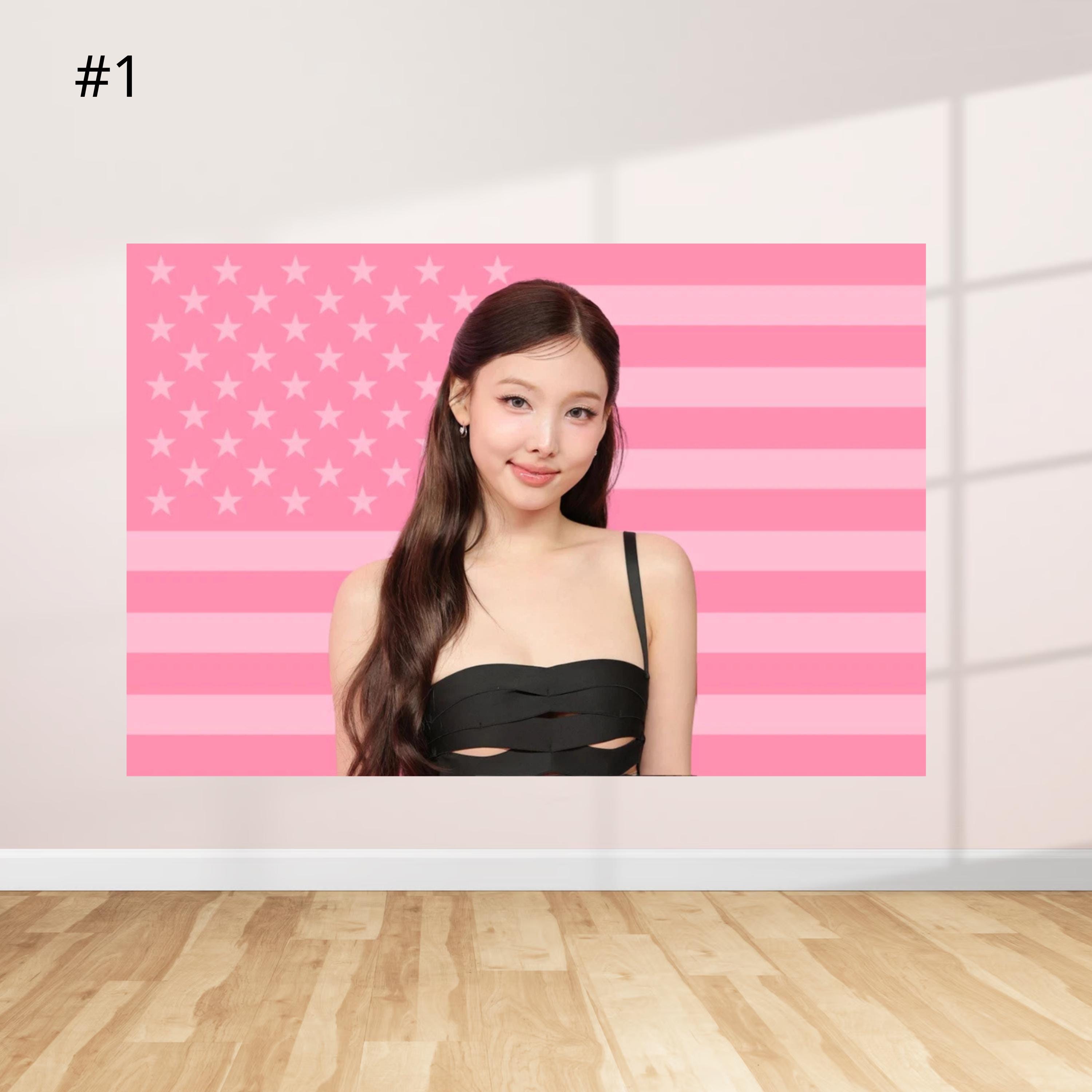 Kpop Twice American Flag America Flag Tapestry, Concert Flag, Indoor ...