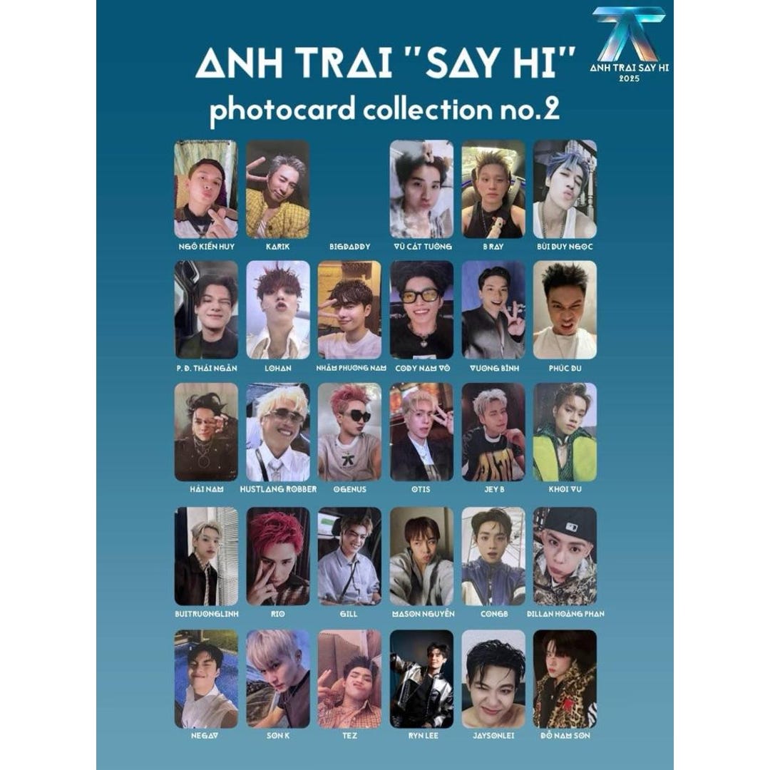 PHOTOCARD ANH TRAI Say Hi Jaysonlei Cody Congb Card Vietnam Concert ...