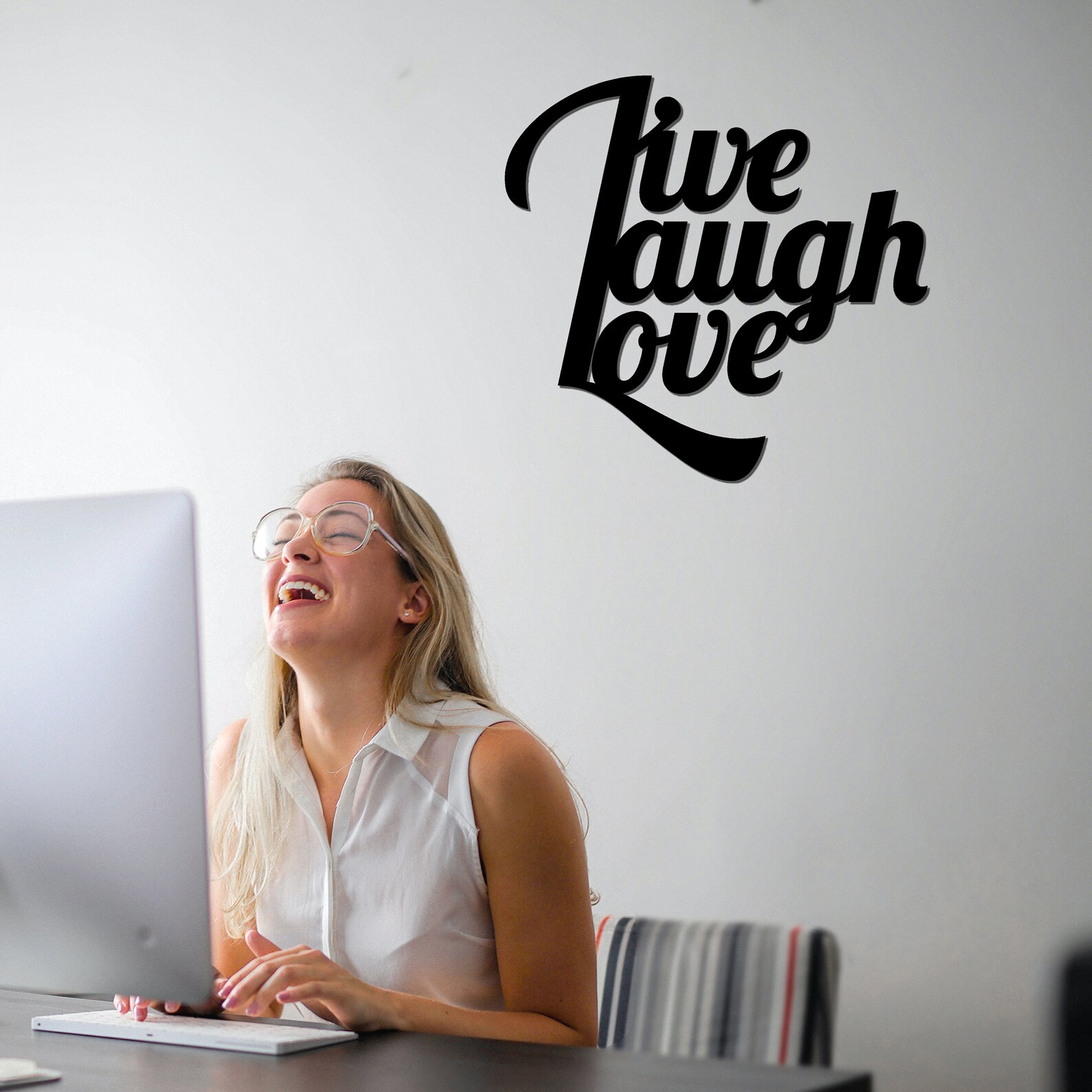 Live Laugh Love Metal Signs Metal Wall Art Word Wall Art - Etsy