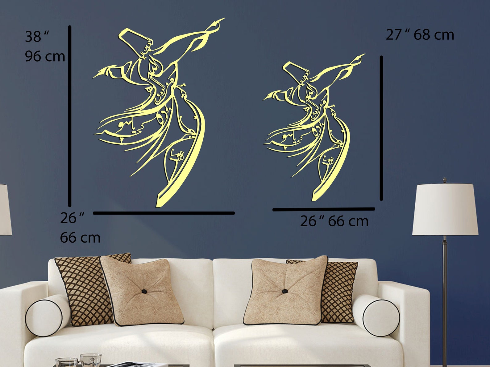 Arabic Calligraphy Rumi Art Sufi Wall Art Rumi Quote | Etsy