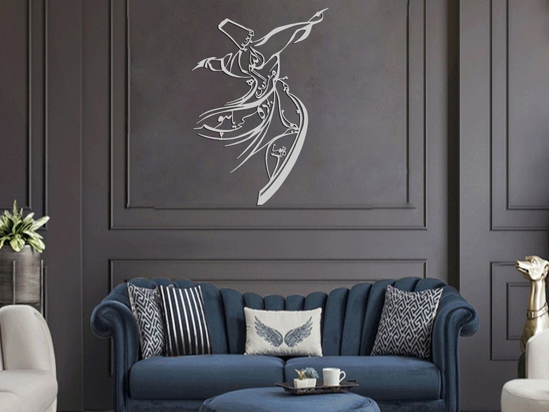 Arabic Calligraphy Rumi Art Sufi Wall Art Rumi Quote | Etsy