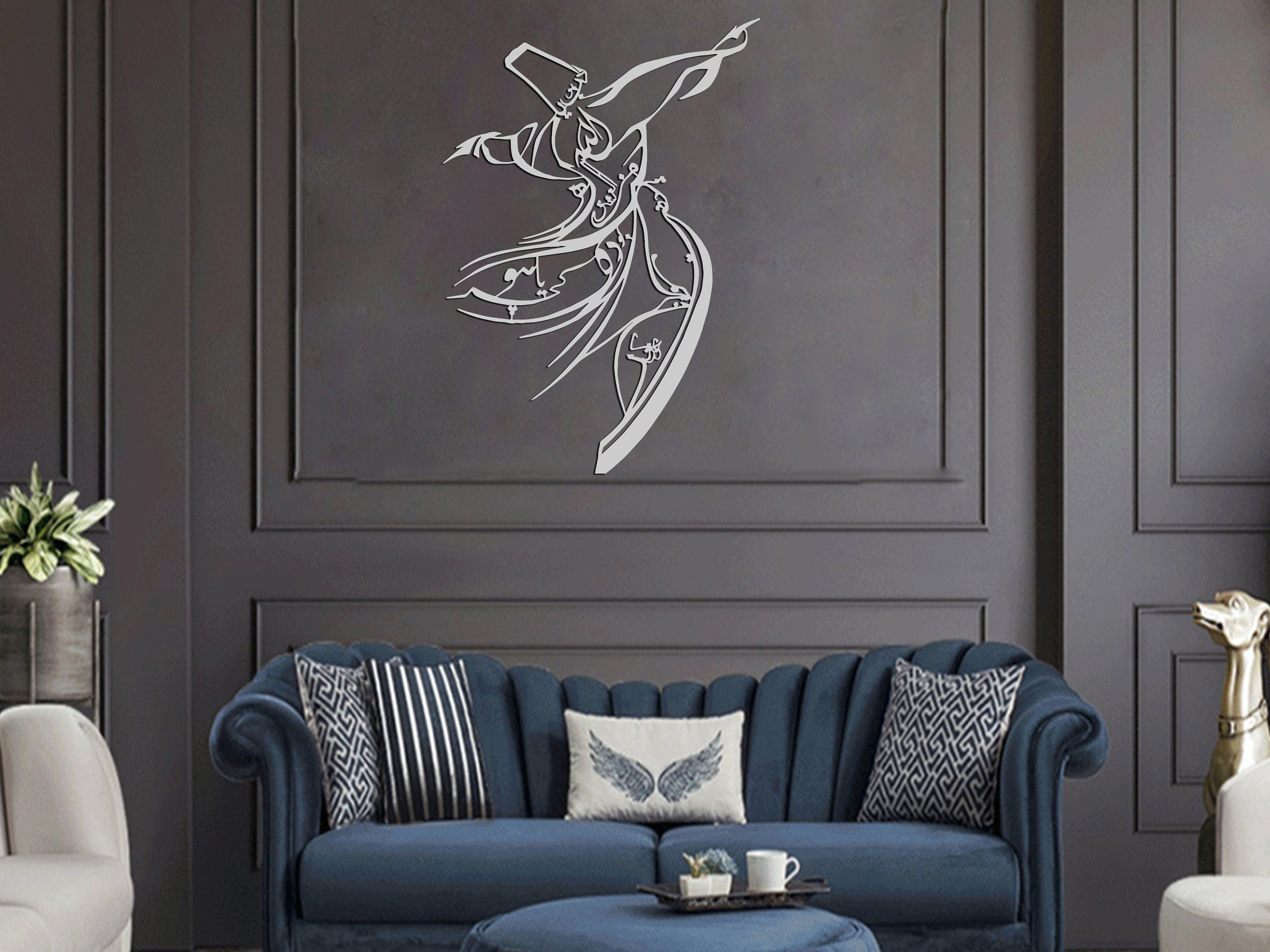 Arabic Calligraphy Rumi Art Sufi Wall Art Rumi Quote - Etsy