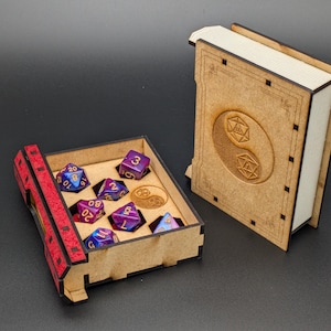 Dice Box - Book Shaped - Digital Download - SVG PDF - Dnd Accessories ...