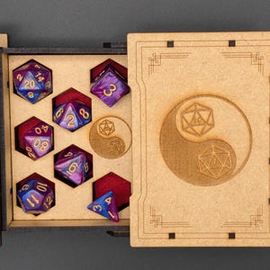 Dice Box - Book Shaped - Digital Download - SVG PDF - Dnd Accessories ...