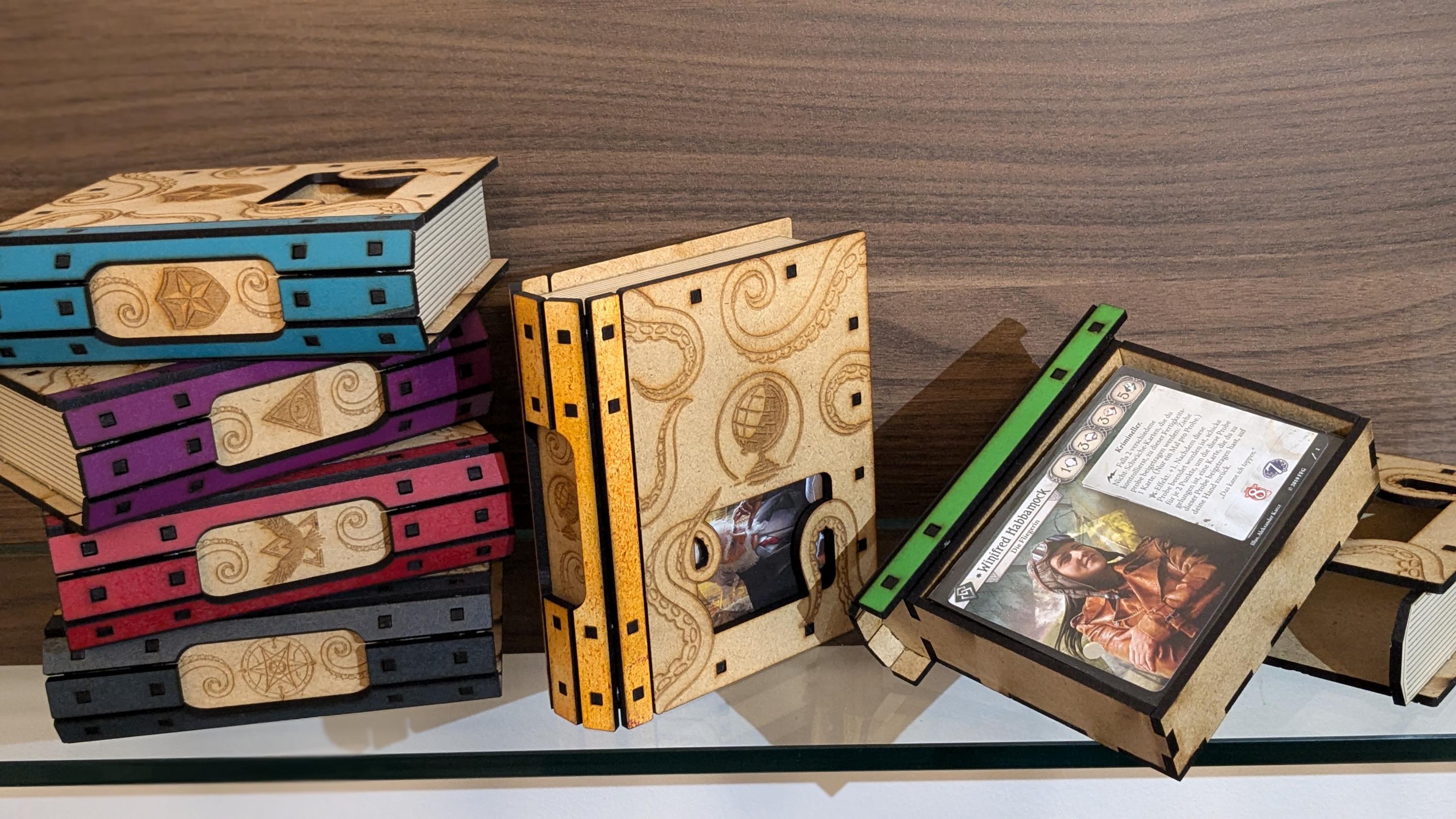 Book Shaped Deck Box - Arkham Horror Lcg - Digital Download - SVG PDF ...