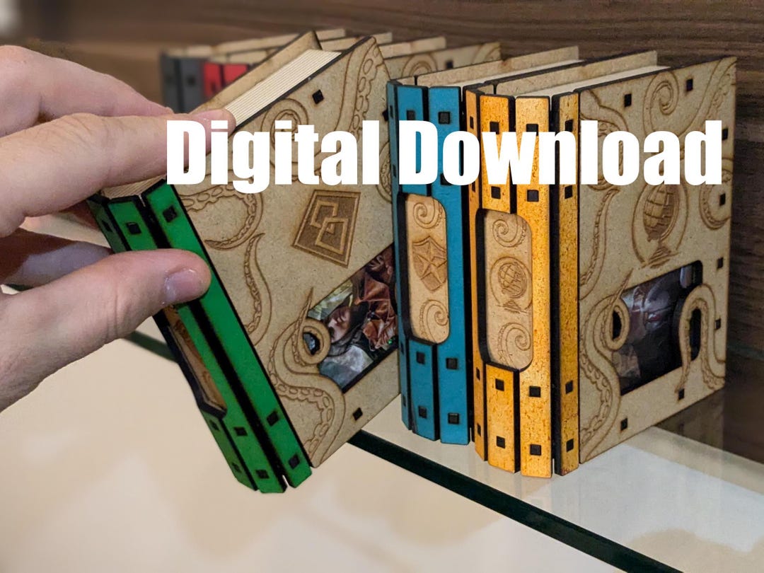 Book Shaped Deck Box - Arkham Horror Lcg - Digital Download - SVG PDF ...