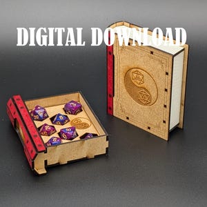 Dice Box - Book Shaped - Digital Download - SVG PDF - Dnd Accessories ...