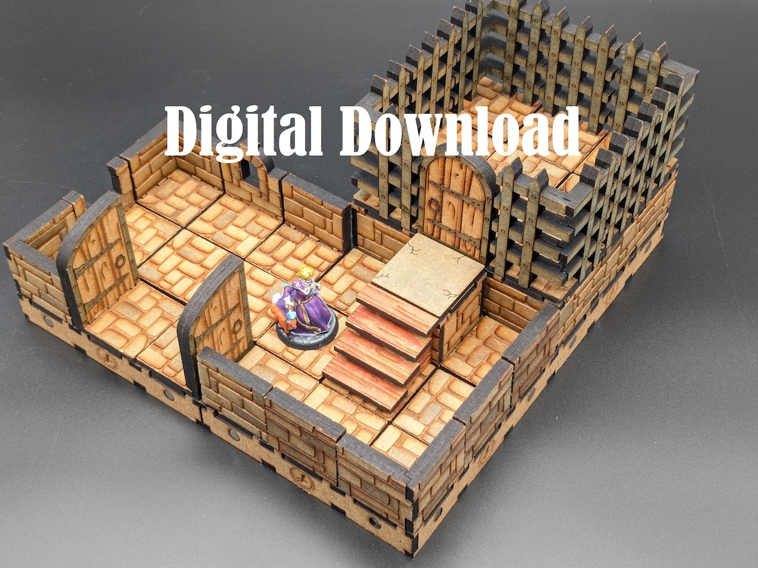 Digital Download - Modular Dungeon Starter Set - Laser Cut - CO2 ...