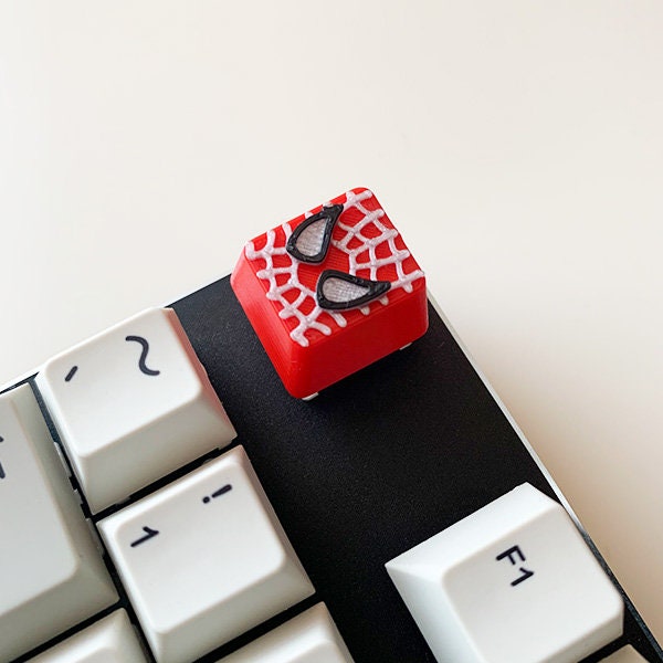 Spider Man Inspired Keycap for Cherry MX Mechanical Keyboards 3D ...