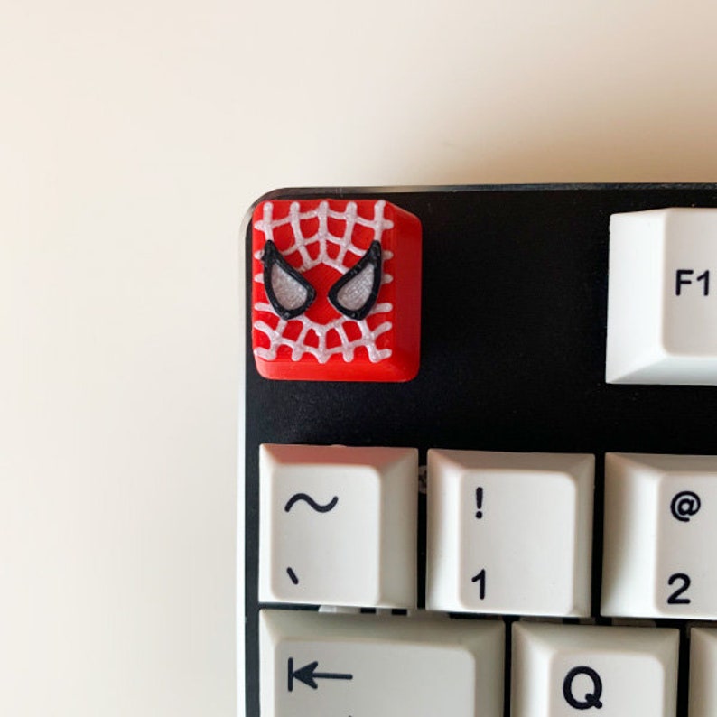 Spider Man Inspired Keycap for Cherry MX Mechanical Keyboards 3D ...