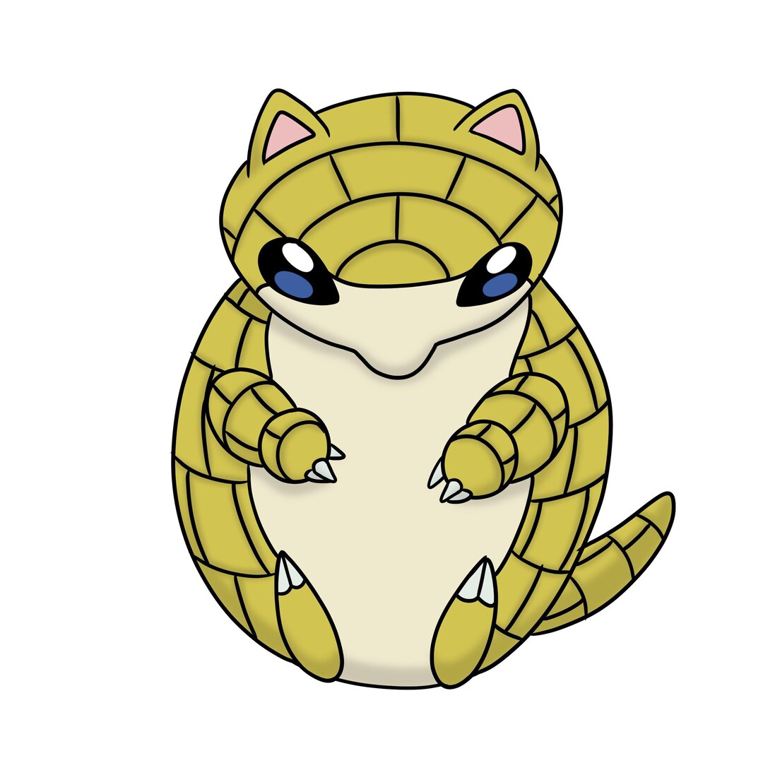 Sandshrew Sticker - Etsy