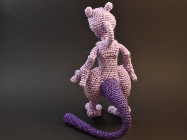 Mewtwo Crochet Pattern Amigurumi PDF File GERMAN and - Etsy