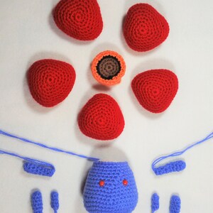 Vileplume • Crochet Pattern • Amigurumi PDF File [GERMAN and ENGLISH ...