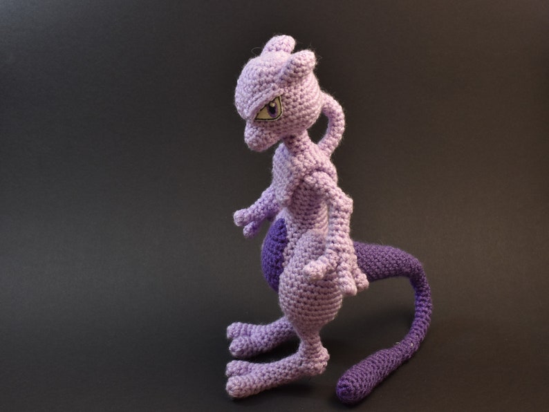 Mewtwo Crochet Pattern Amigurumi PDF File GERMAN and - Etsy