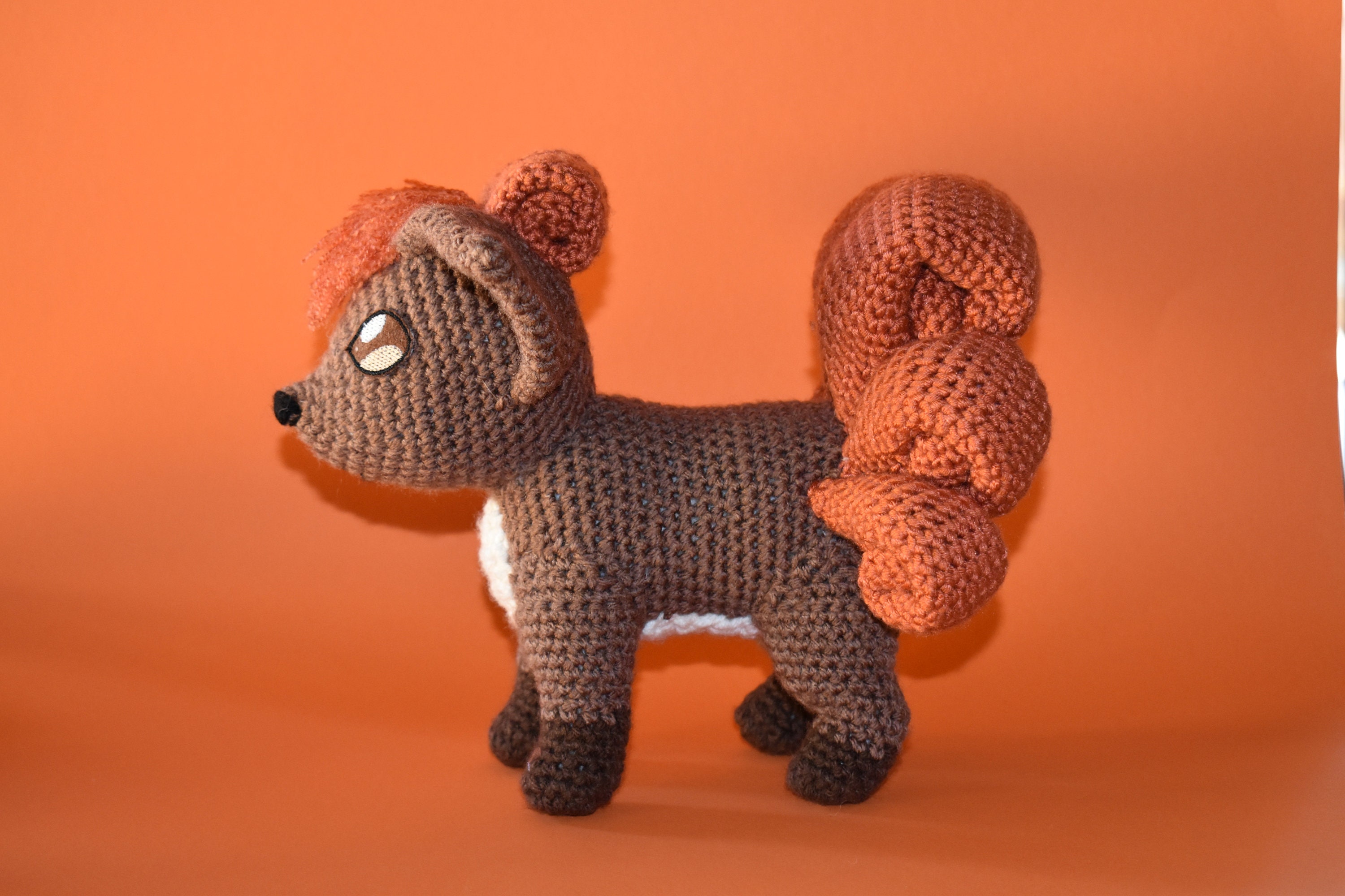 Vulpix Fox Animal Crochet Pattern Amigurumi PDF File | Etsy