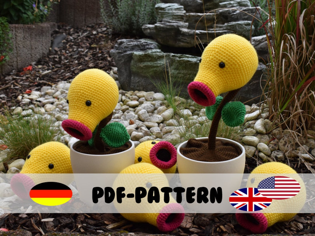 Bellsprout Crochet Pattern Amigurumi PDF File GERMAN and - Etsy