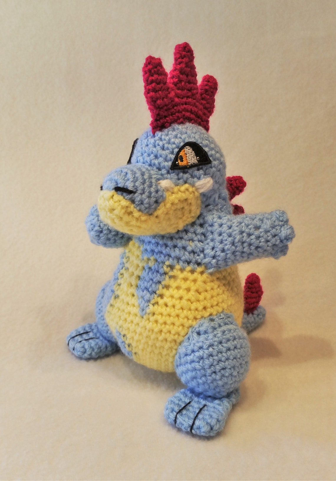 Croconaw Crochet Pattern Amigurumi PDF File GERMAN and - Etsy