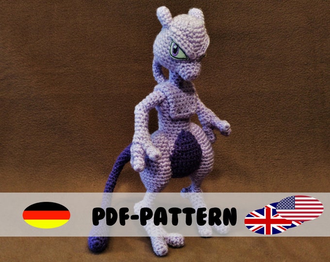 Crochet Mewtwo - Etsy