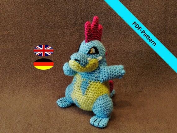 Croconaw Crochet Pattern Amigurumi PDF File in English and | Etsy