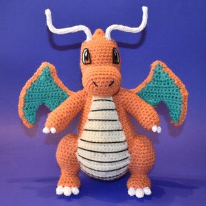 Dragonite • Crochet Pattern • Amigurumi PDF File [GERMAN and ENGLISH ...