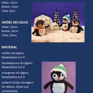 Penguin Party at Igloo • Crochet Pattern • Amigurumi PDF File [english ...