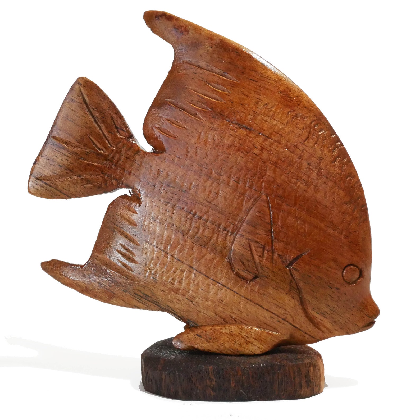 Karvah Small Wooden Fish Décor Trophy | Etsy