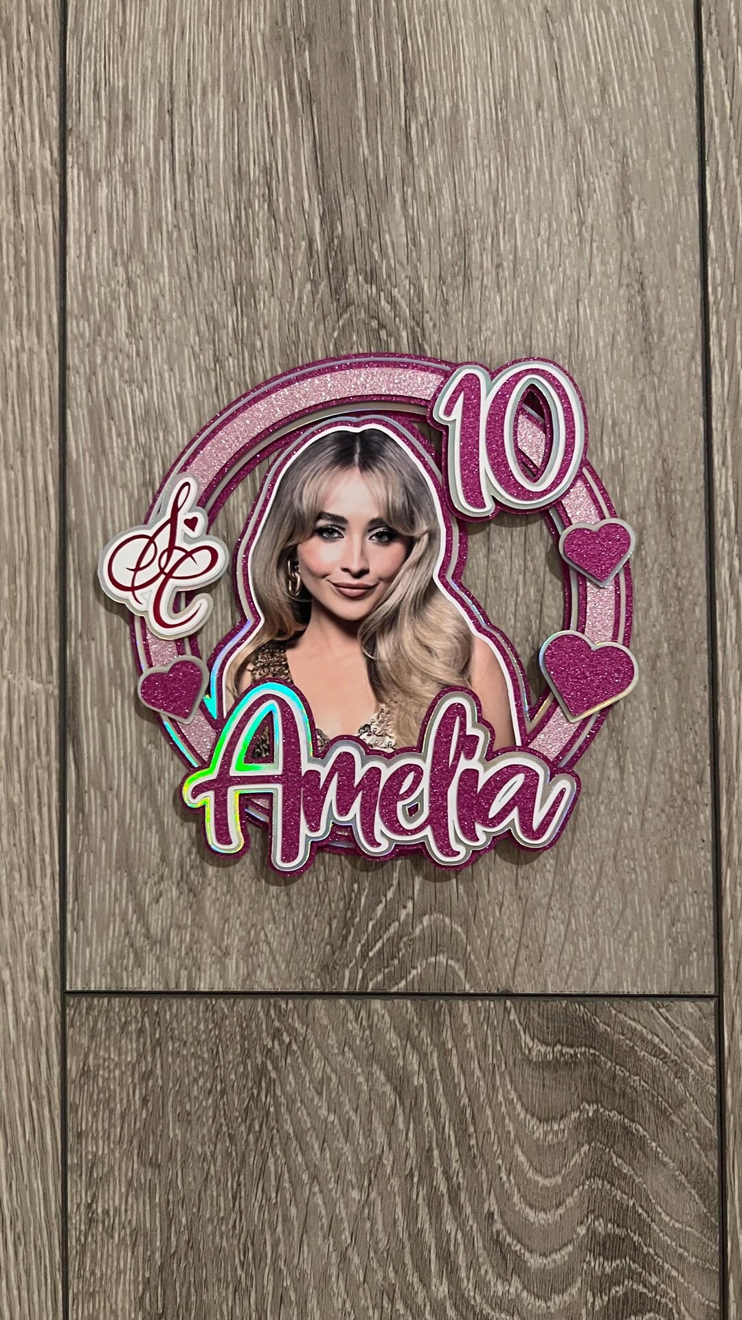 Sabrina Carpenter Cake Topper - Etsy UK