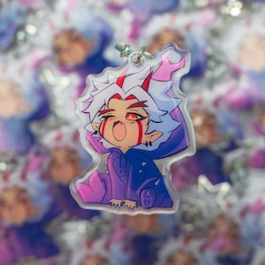 The One and Oni | Cute Anime Keychain | Chain | Keychain Charm | Chibi ...