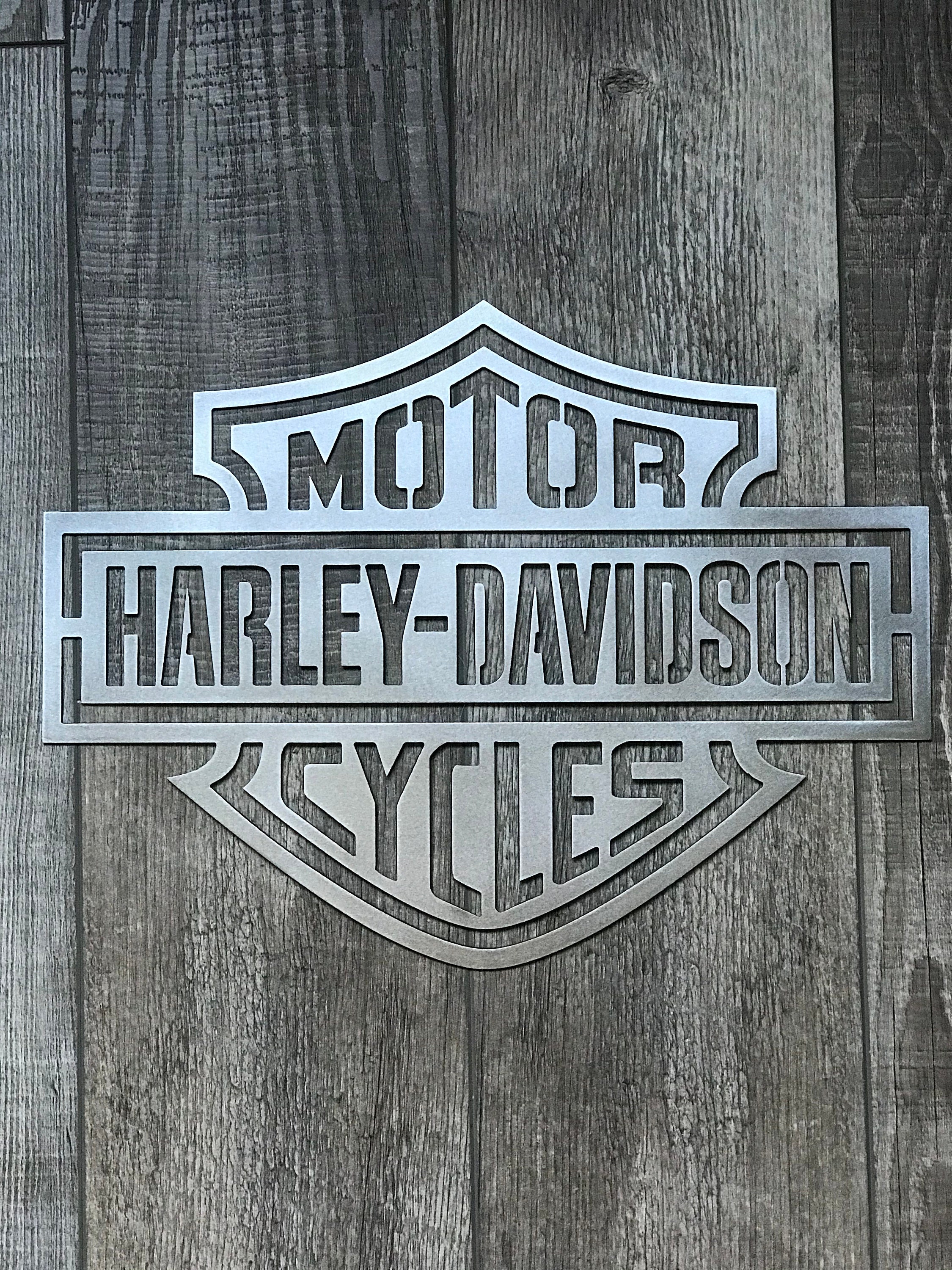 Harley Davidson Metal Sign - Biker Gift - Motorcycle - Garage Sign ...