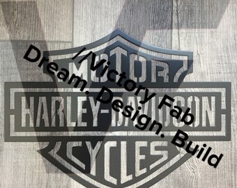 Harley Davidson Metal Sign - Etsy