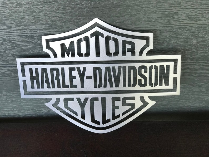Harley Davidson Metal Sign - Biker Gift - Motorcycle - Garage Sign ...