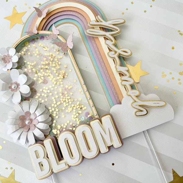 Shaker Cake Topper Svg - Etsy