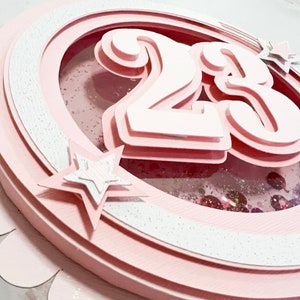 Shaker Scalloped Cake Topper SVG, **(stripe is Included)**, Cutting ...