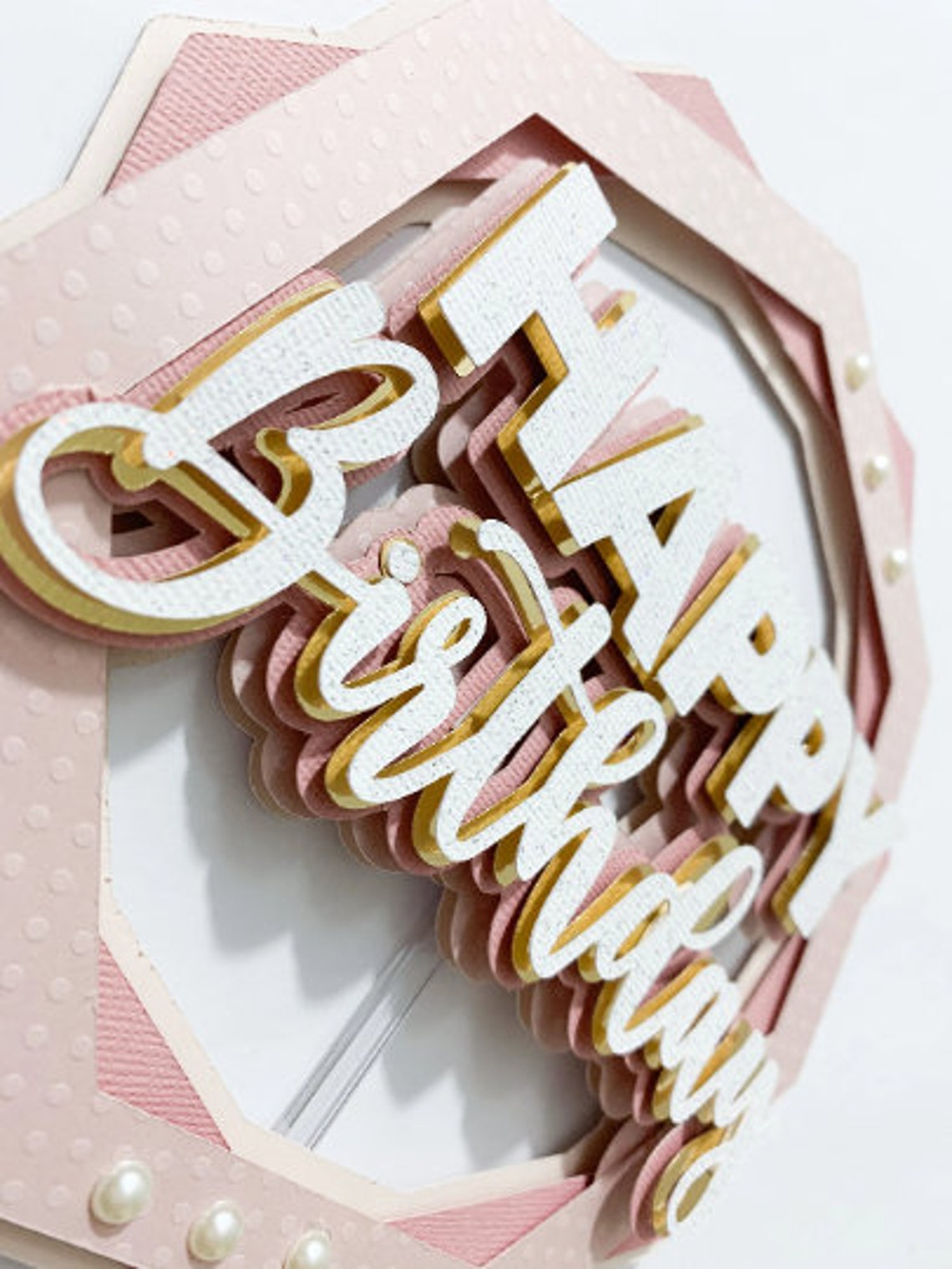 Cake Topper SVG Happy Birthday Cake Topper Cutting Files for | Etsy