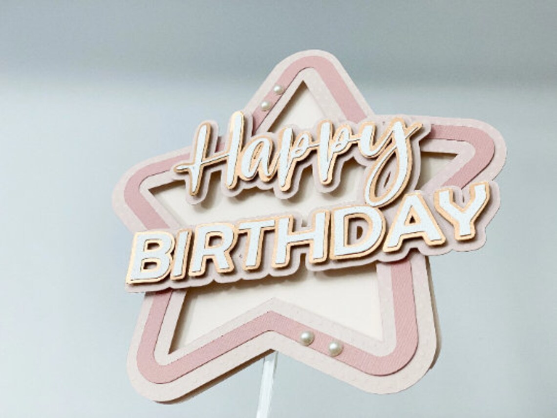 Star Cake Topper SVG, **(stripe is Included)**, Do It Paper, Cutting ...