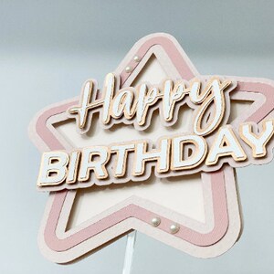 Star Cake Topper SVG, **(stripe is Included)**, Do It Paper, Cutting ...