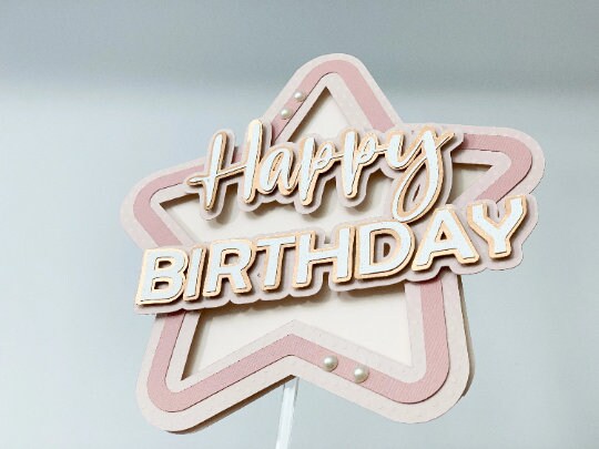 Star Cake Topper SVG stripe is Included Cutting Files - Etsy UK