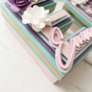 3D Letter Box SVG, Do It Paper, A-Z Front Shaker and Layered, Do It ...