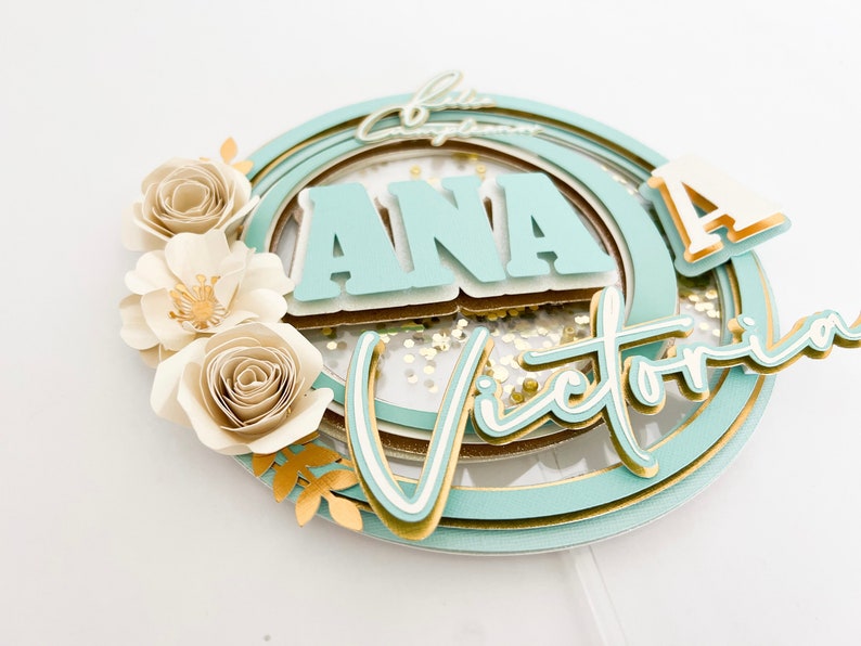 Shaker Cake Topper SVG stripe is Included Cutting - Etsy