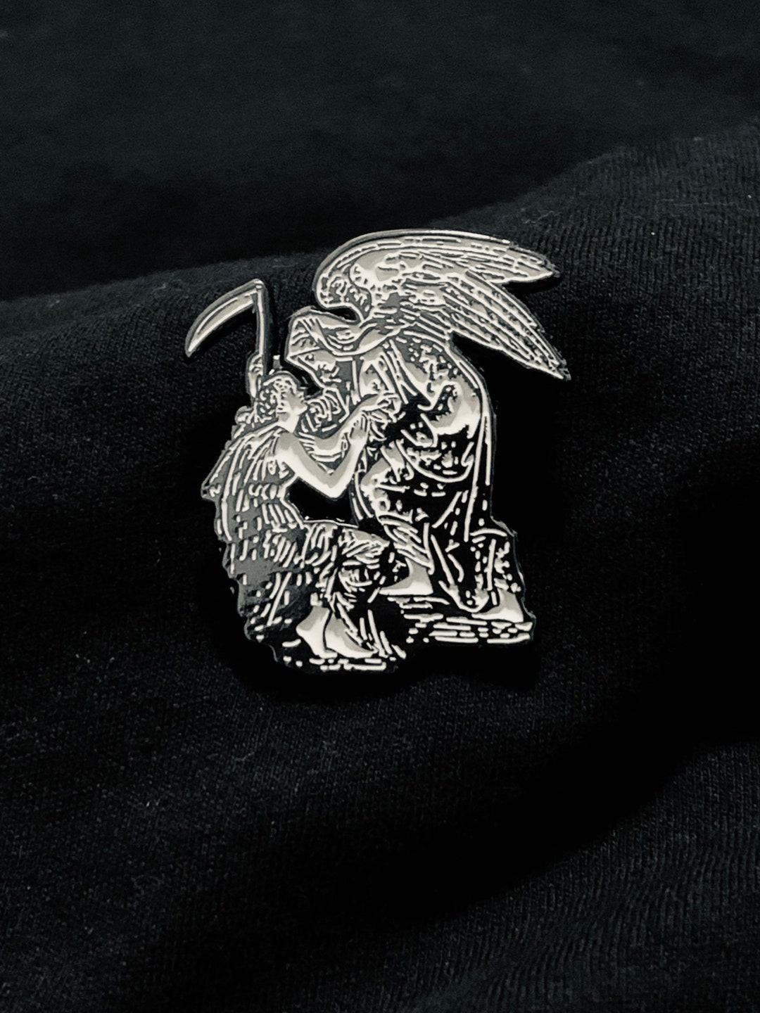Angel of Death Pin Soft Enamel - Etsy