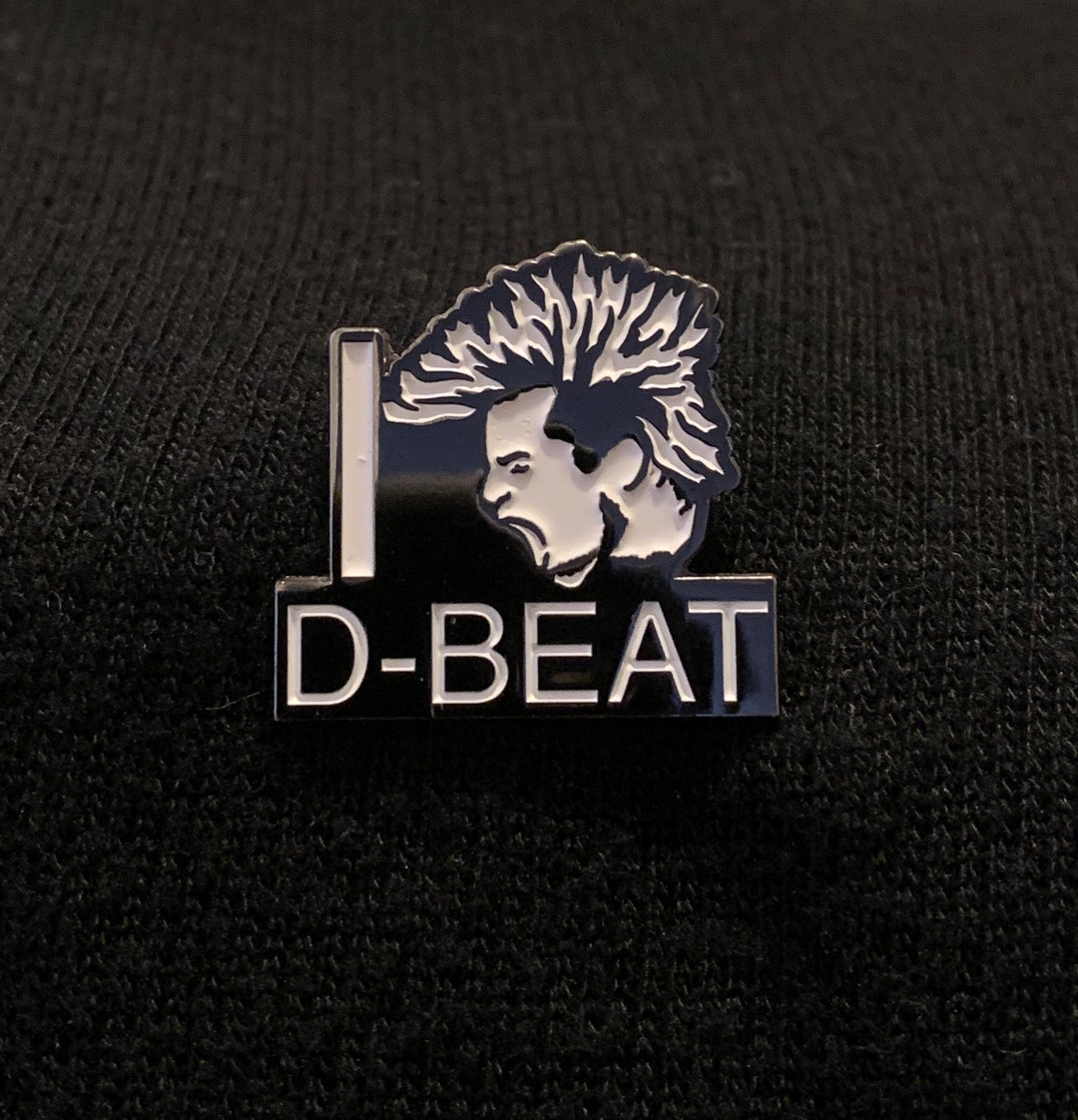 Discharge Punk Pin - Soft Enamel - Etsy