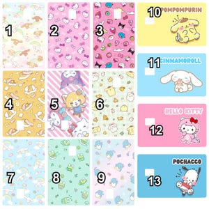 45 DESIGNS Character Credit/debit Card Cover Sticker Bank Card Skin ...