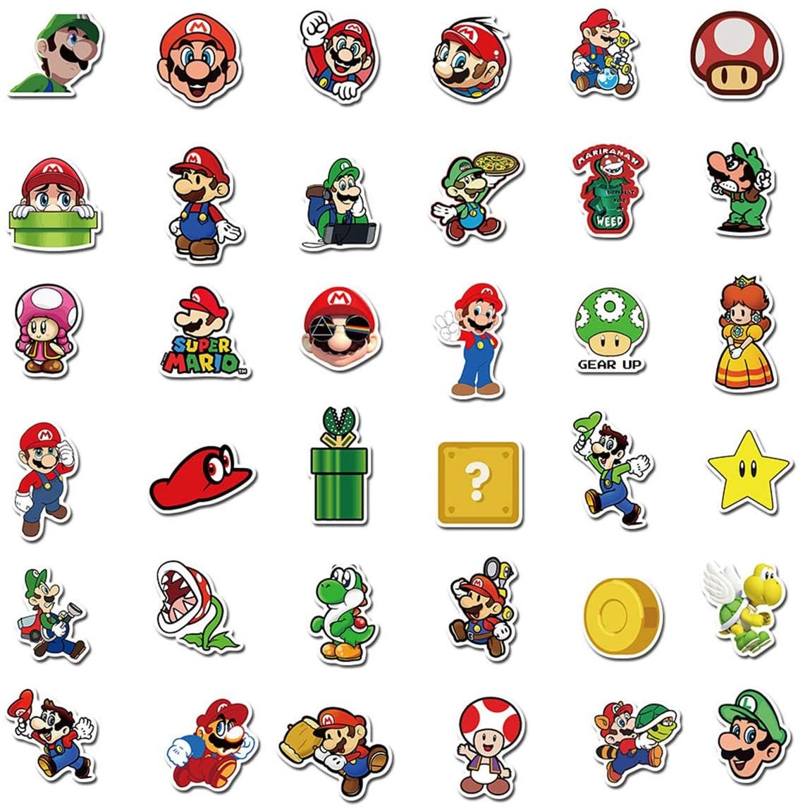 Mario Stickers | Etsy