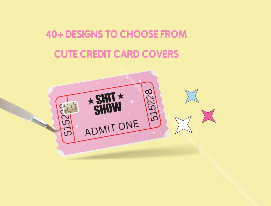50 Designs to Choose From Character Credit/debit Card Cover Sticker ...