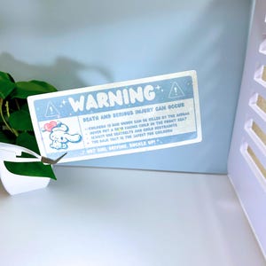 Custom Air Bag Warning Sticker - Interior Car Decor for Personalization ...