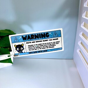 Air Bag Warning Sticker - Car Visor Label Cover for Personalization and ...